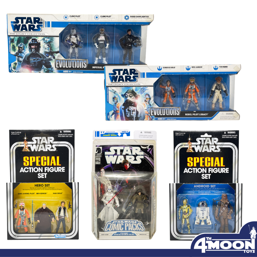Hasbro Star Wars 3.75" Action Figure Multi Packs & Battle Packs (1994 ...
