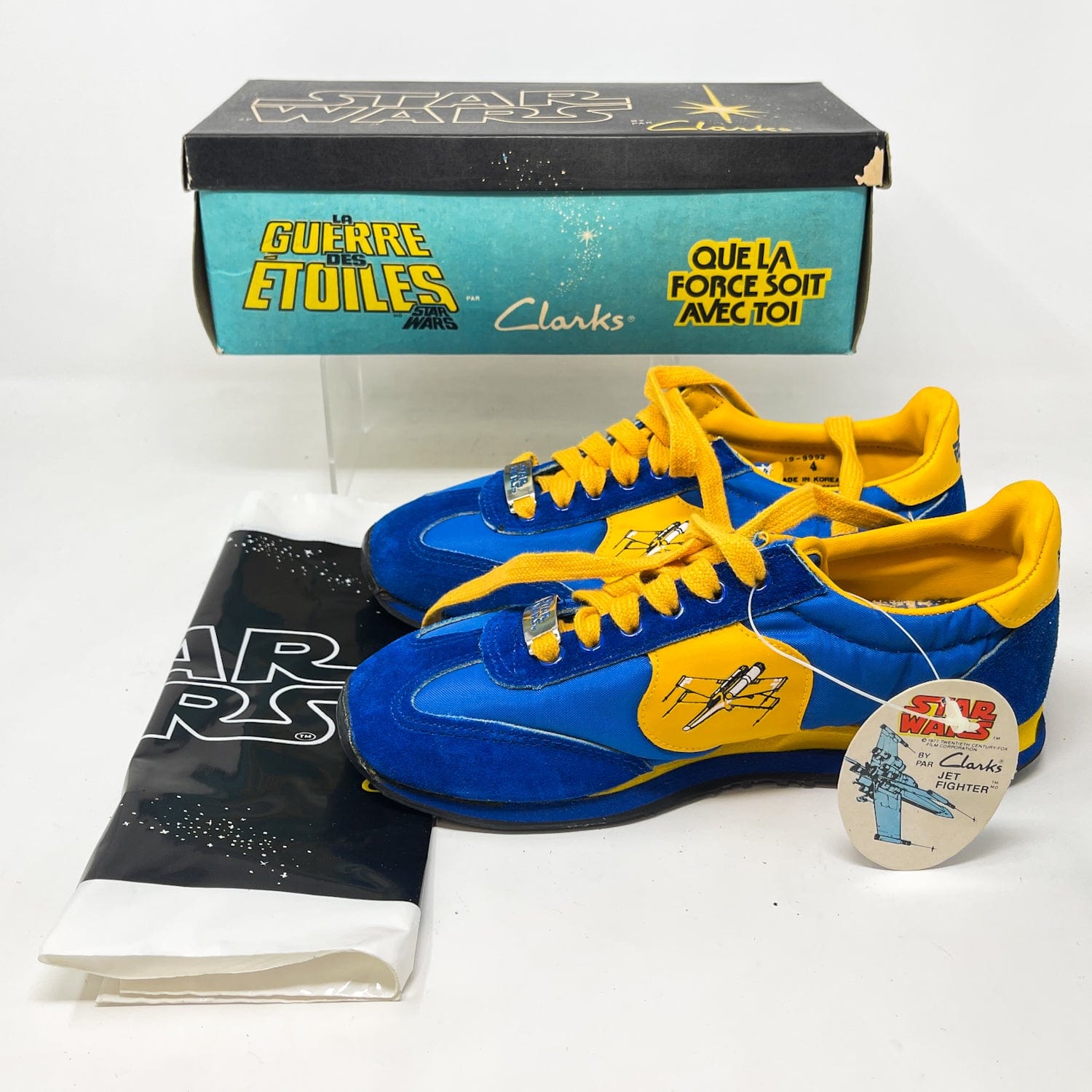 Vintage Star Wars Royal Blue X-Wing Running Shoes – Clarks Canada ...