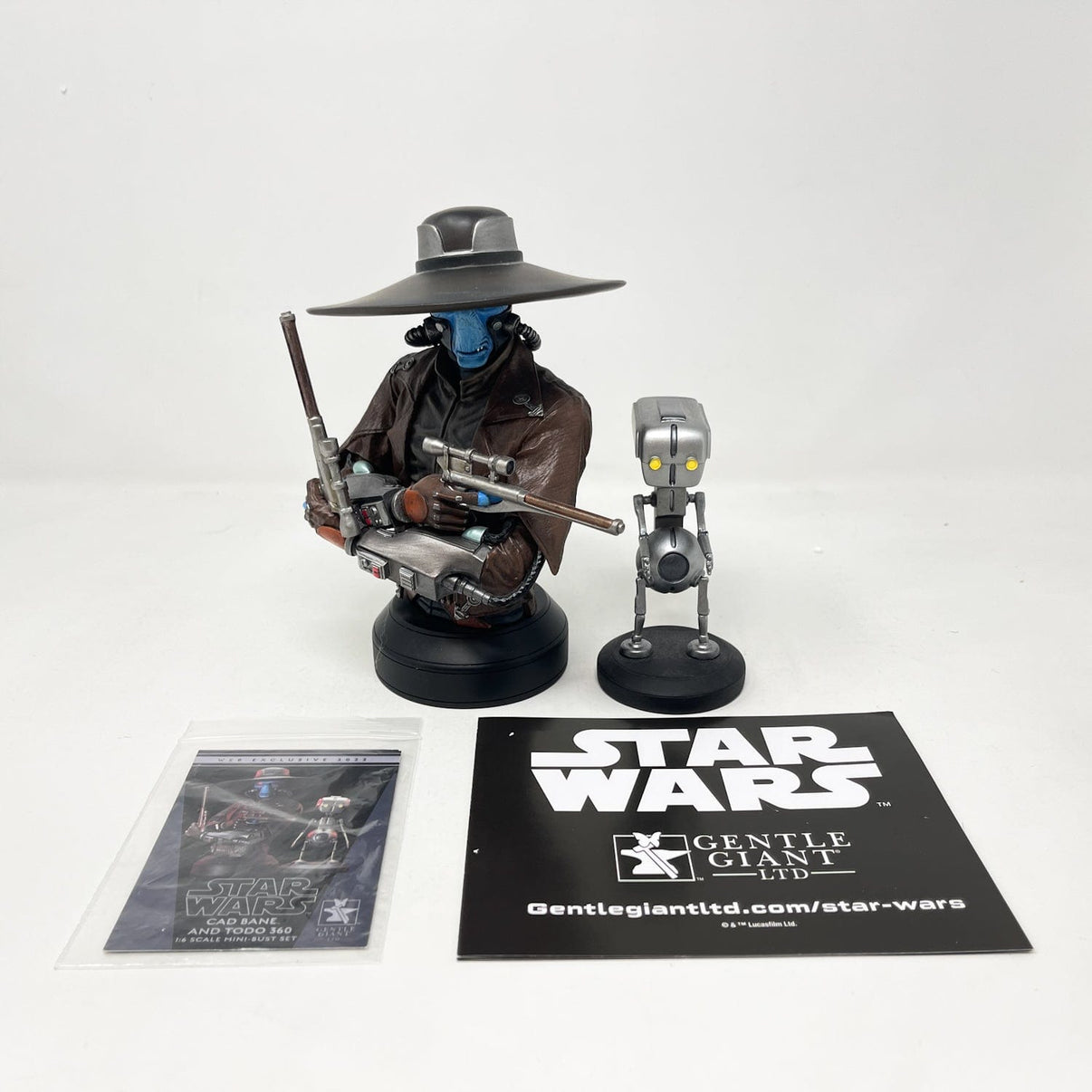 Gentle Giant Cad Bane & Todo 360 Mini-Bust 2022 – Star Wars The Clone ...
