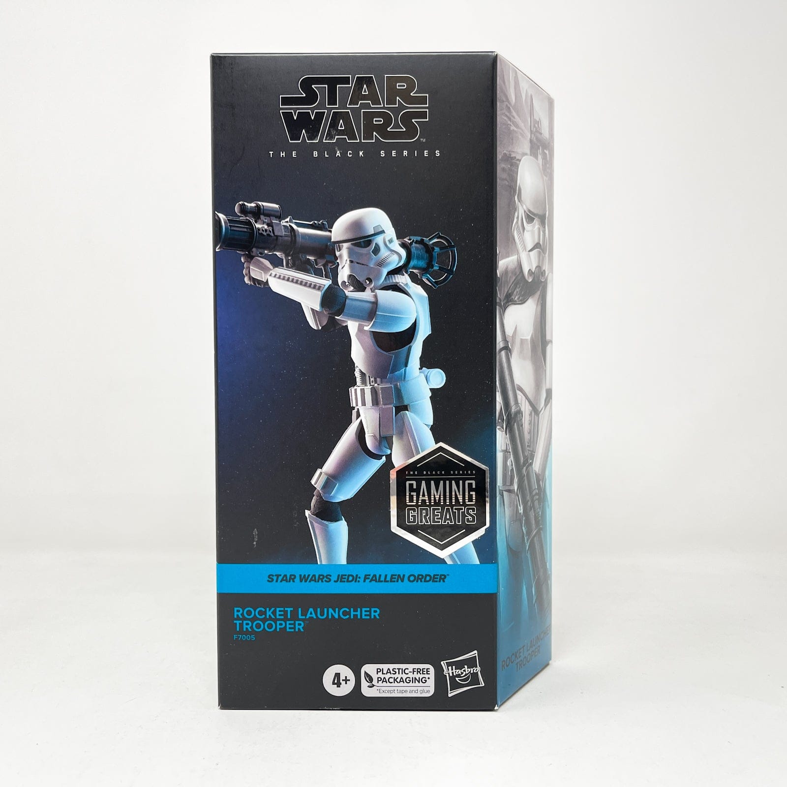 Hasbro 2023 Rocket Launcher Trooper (Fallen Order) Black Series Sta ...