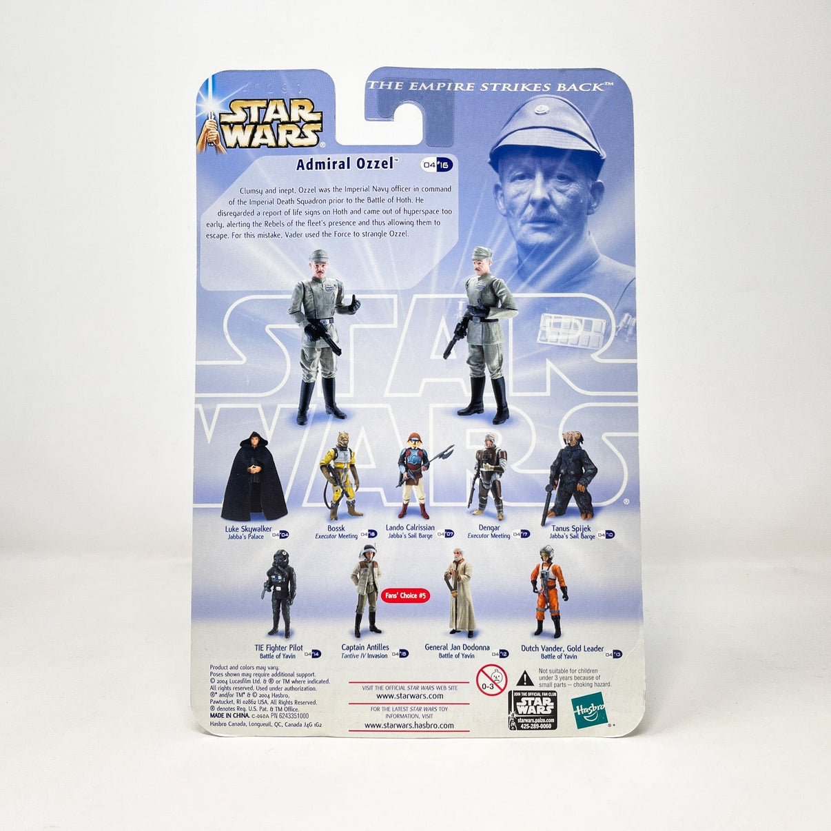 Star Wars Saga Collection Admiral Ozzel SAGA #16 2006 – Star Wars 3.75 ...