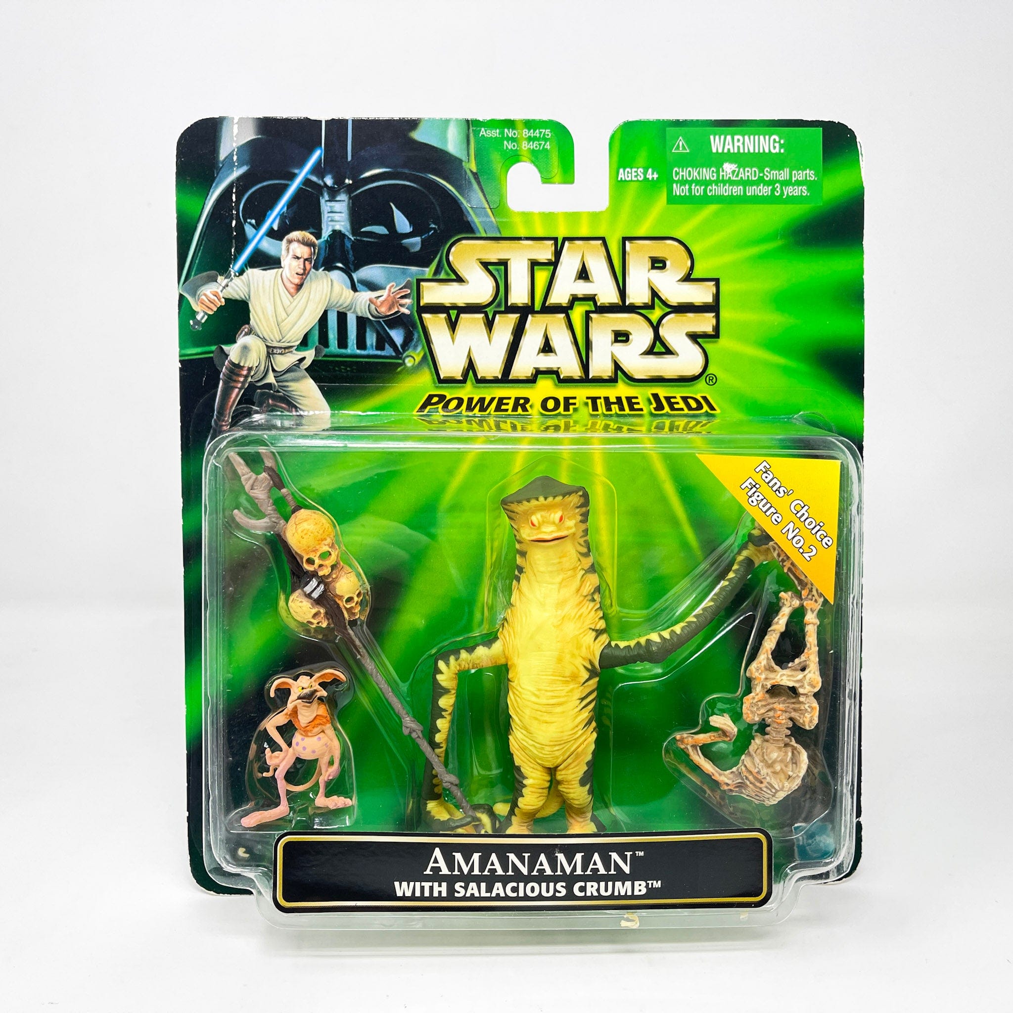 Amanaman with Salacious Crumb (Deluxe) - Hasbro Power of the Jedi POTJ ...