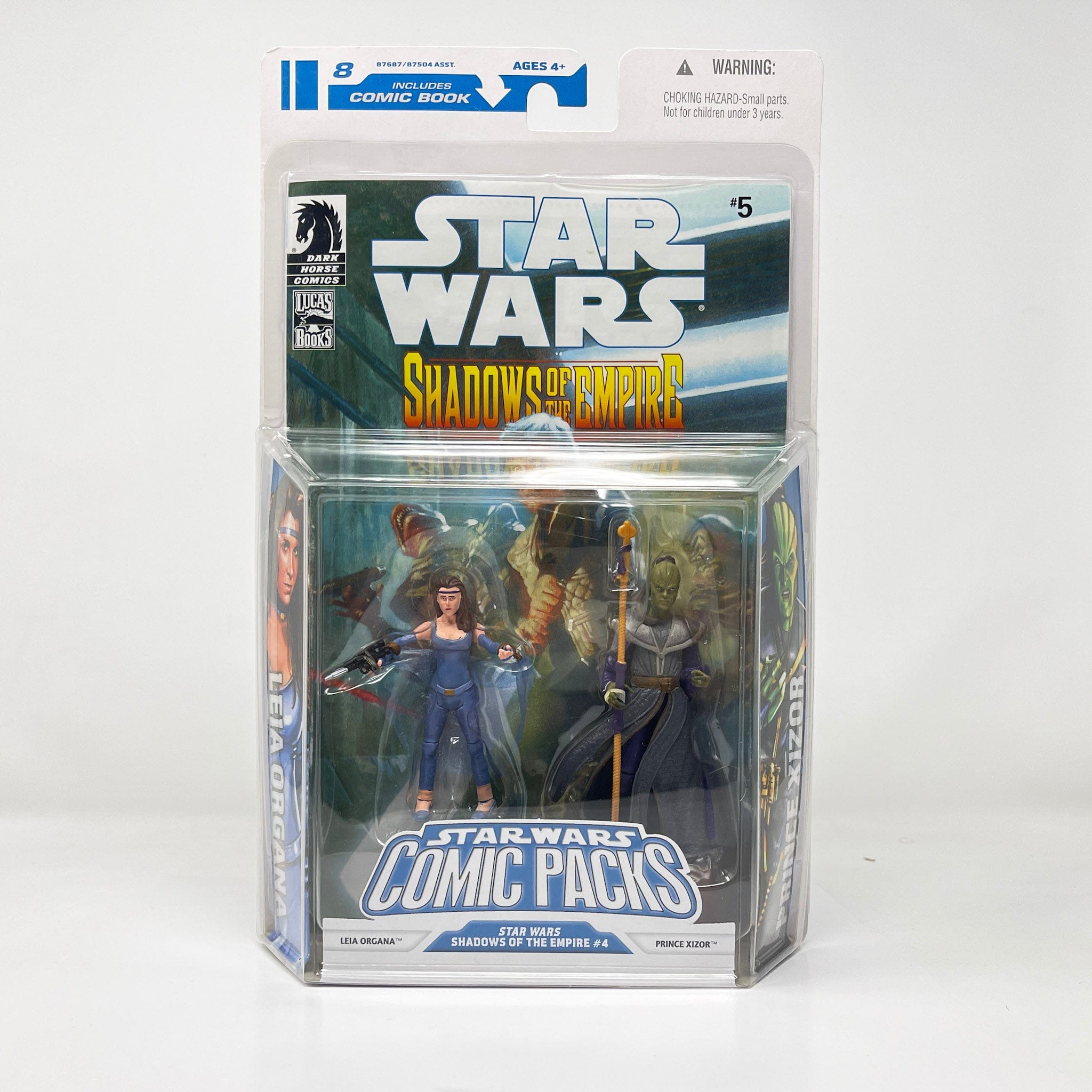 Comic Pack #8 Leia Organa and Prince Xizor - Hasbro Star Wars Darkhors – 4th Moon Toys