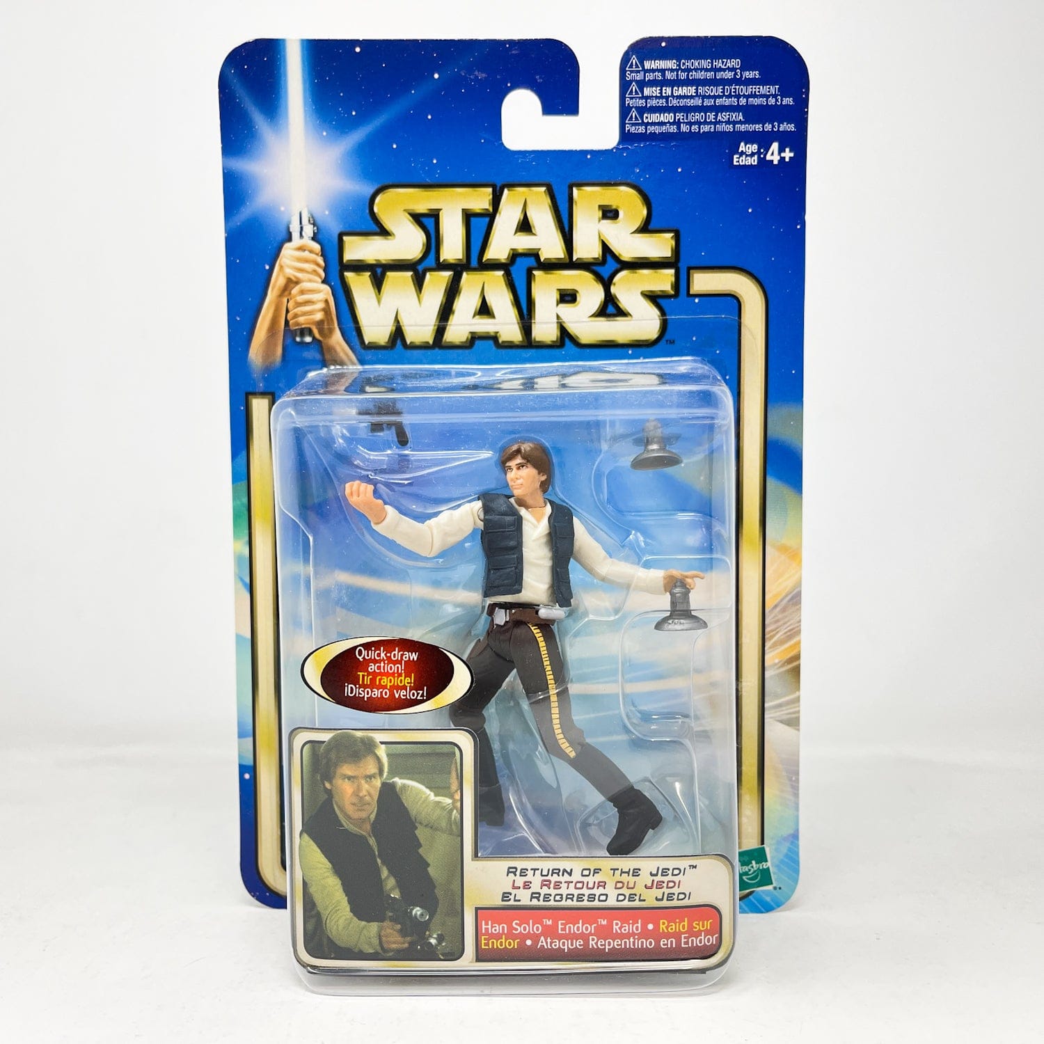 Star Wars Han Solo (Endor Raid) - Hasbro SAGA Series 3.75" Action ...