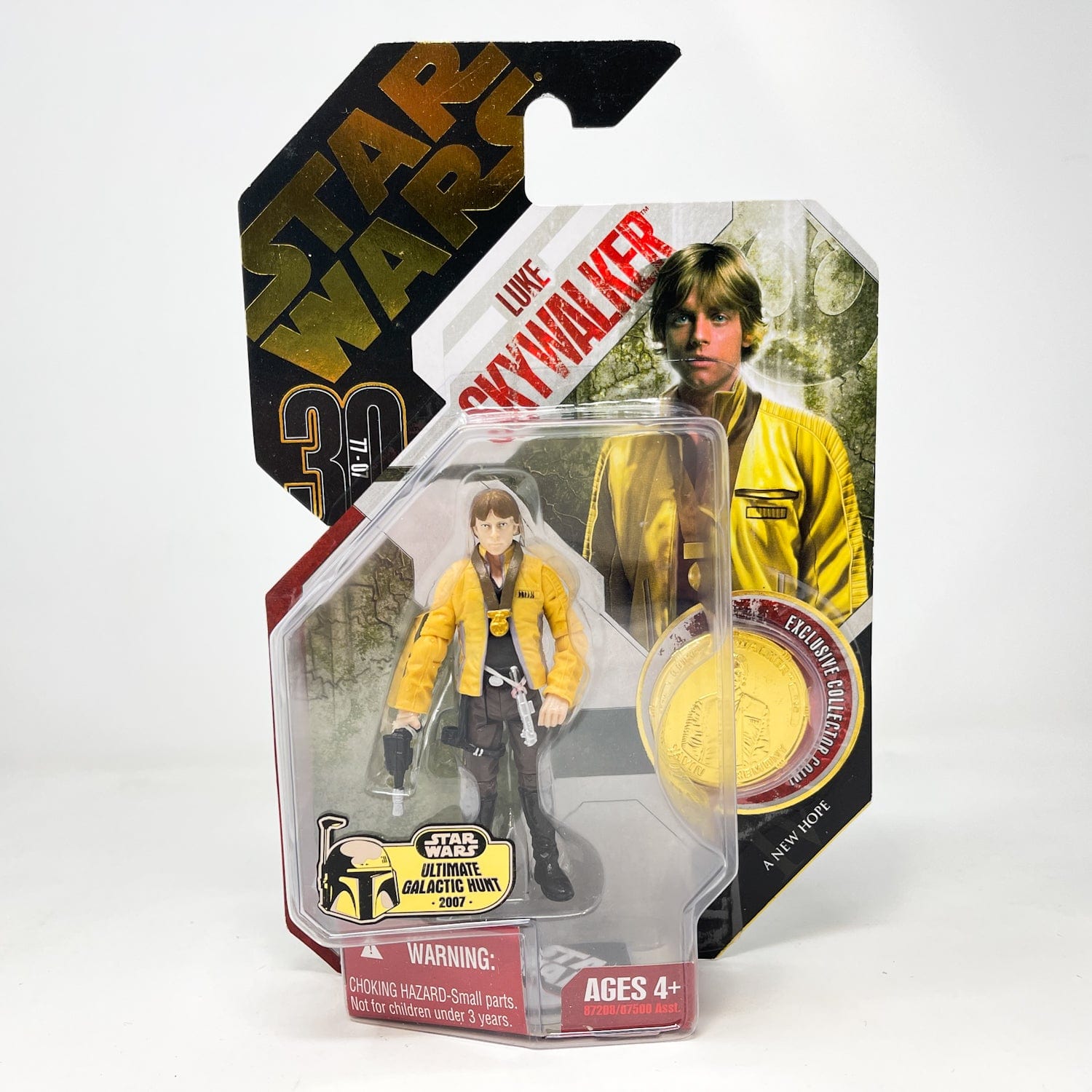 Luke Skywalker - Yavin Medal Ceremony #12 (Gold Coin) - Hasbro 30th An ...