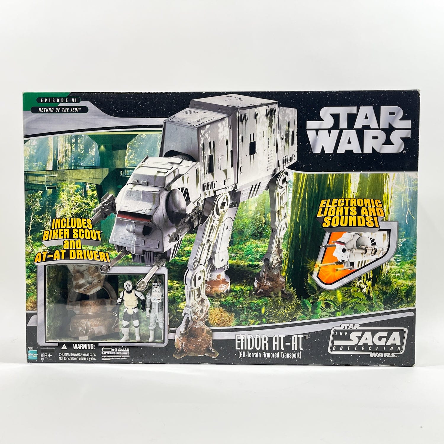 Star Wars Hasbro Saga Collection AT-AT 2006 with AT-AT Driver & Gunner ...