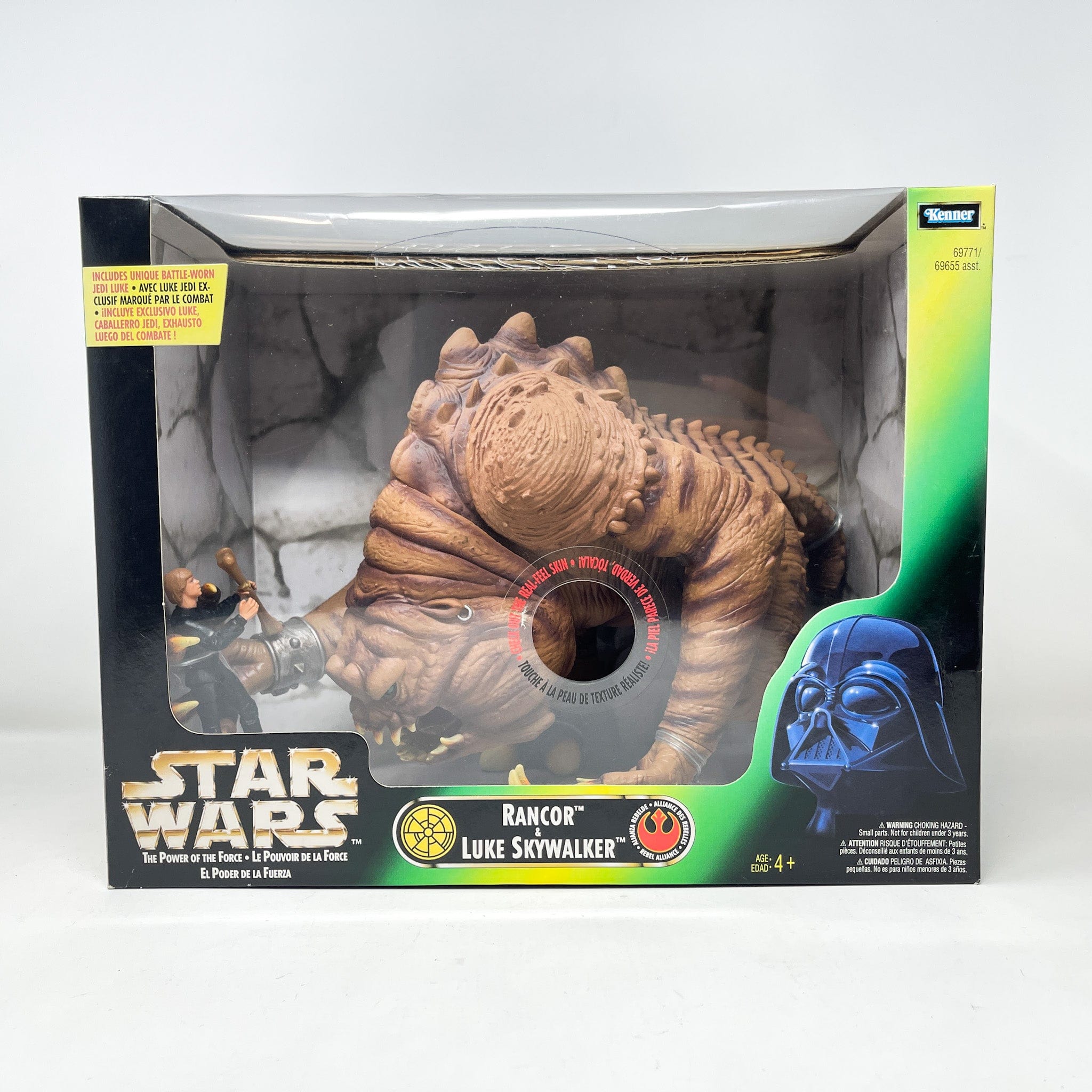 Star Wars Power of the Force 2 Rancor & Luke Skywalker 1998 – Creature ...
