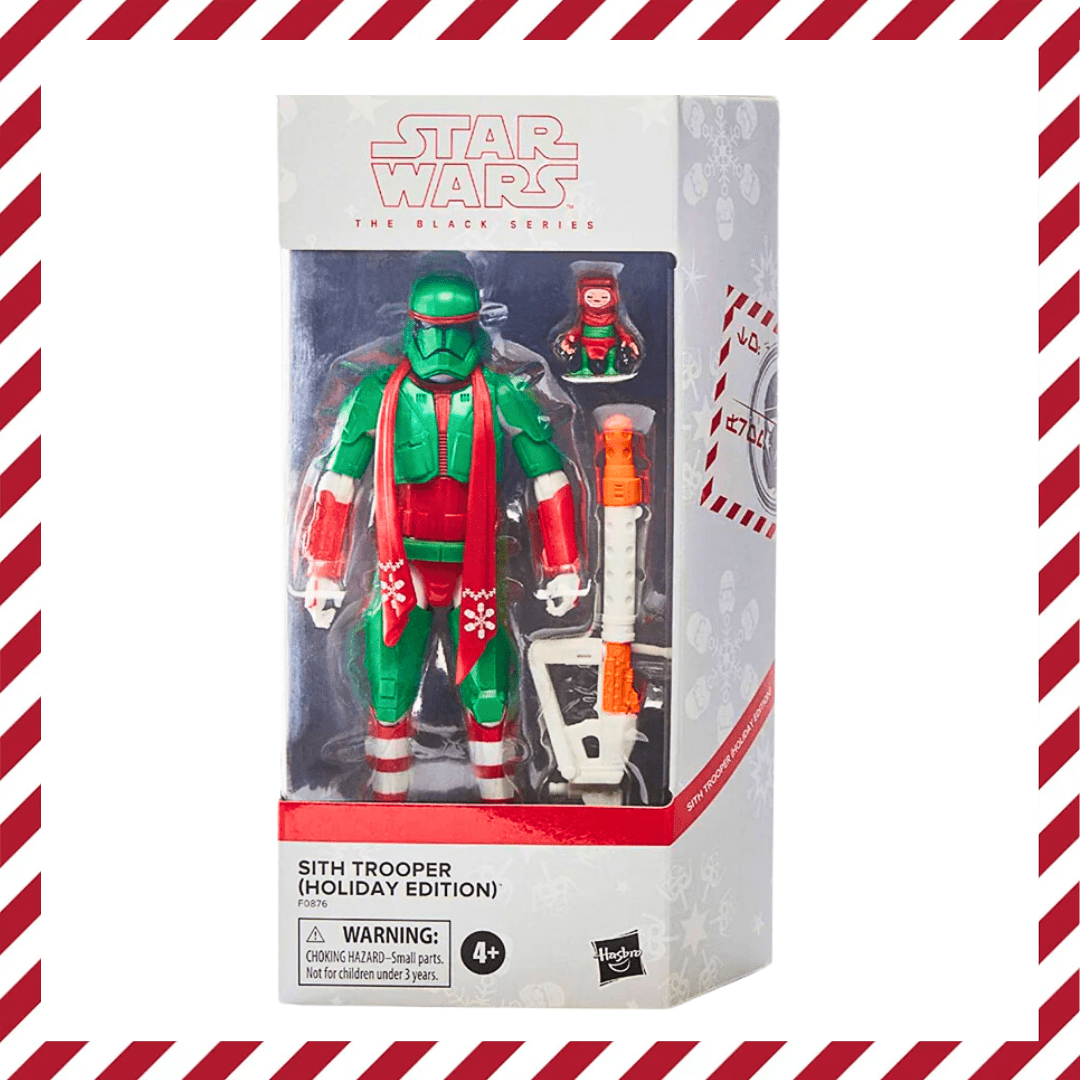 Holiday Sith Trooper with Anzellan - Black Series Hasbro Star Wars Act ...