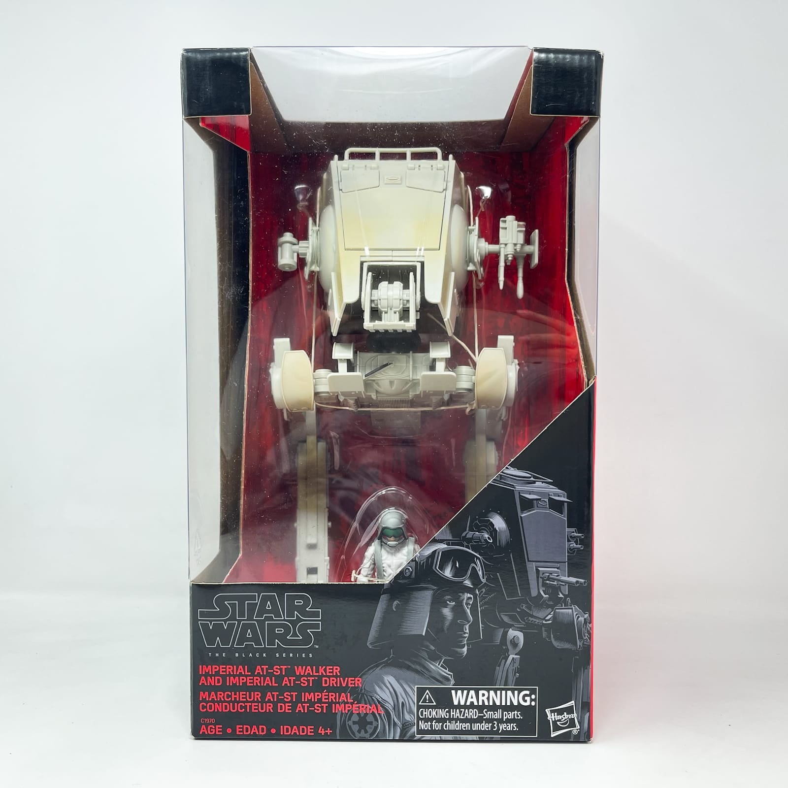 Imperial AT-ST Walker with Imperial AT-ST Driver - Hasbro Black Series ...