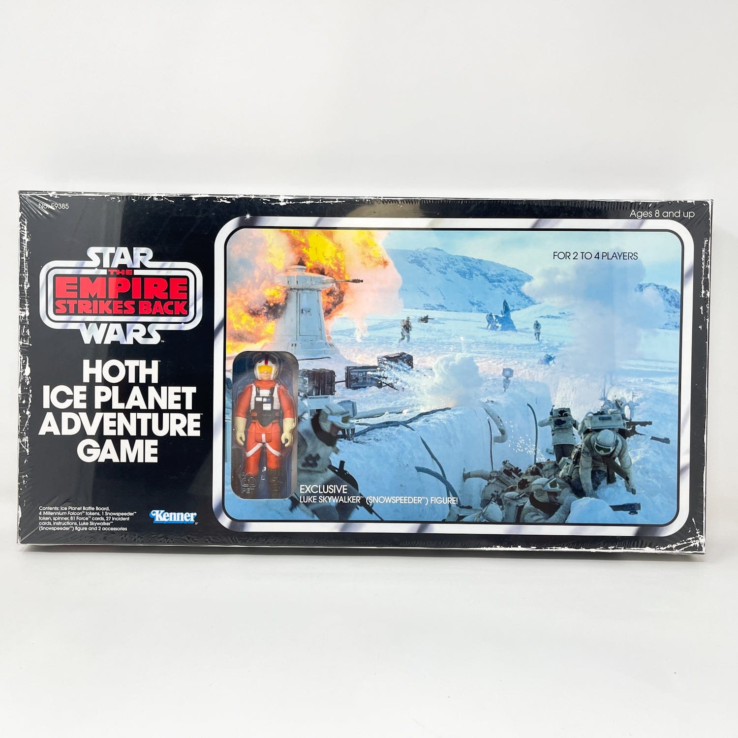 Hoth Ice Planet Game w/ Luke Skywalker (Snowspeeder)- Hasbro Retro Col ...