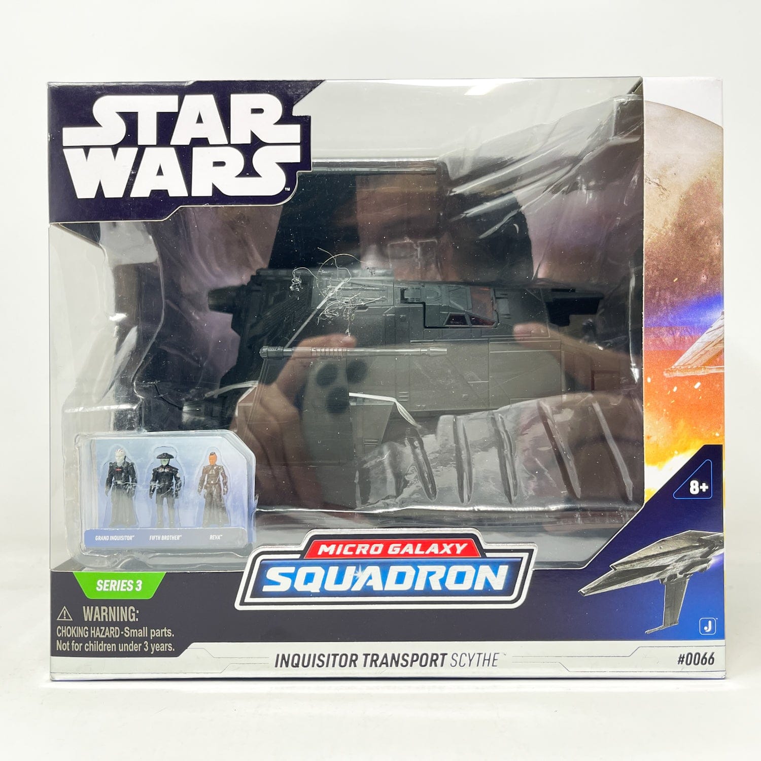 Inquisitor Transport Scythe#0066 - Star Wars Micro Galaxy Squadron – 4th Moon Toys
