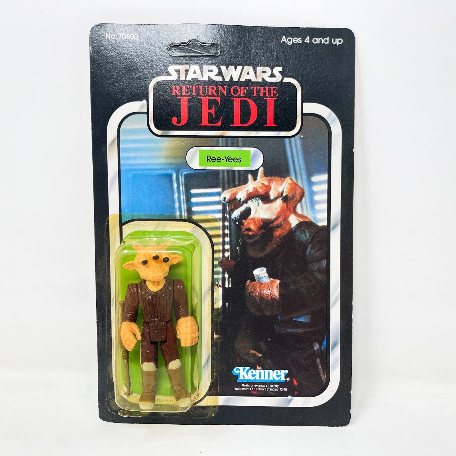 Vintage Star Wars Ree-Yees ROTJ 65 Back - Mint on Card Kenner – 4th ...