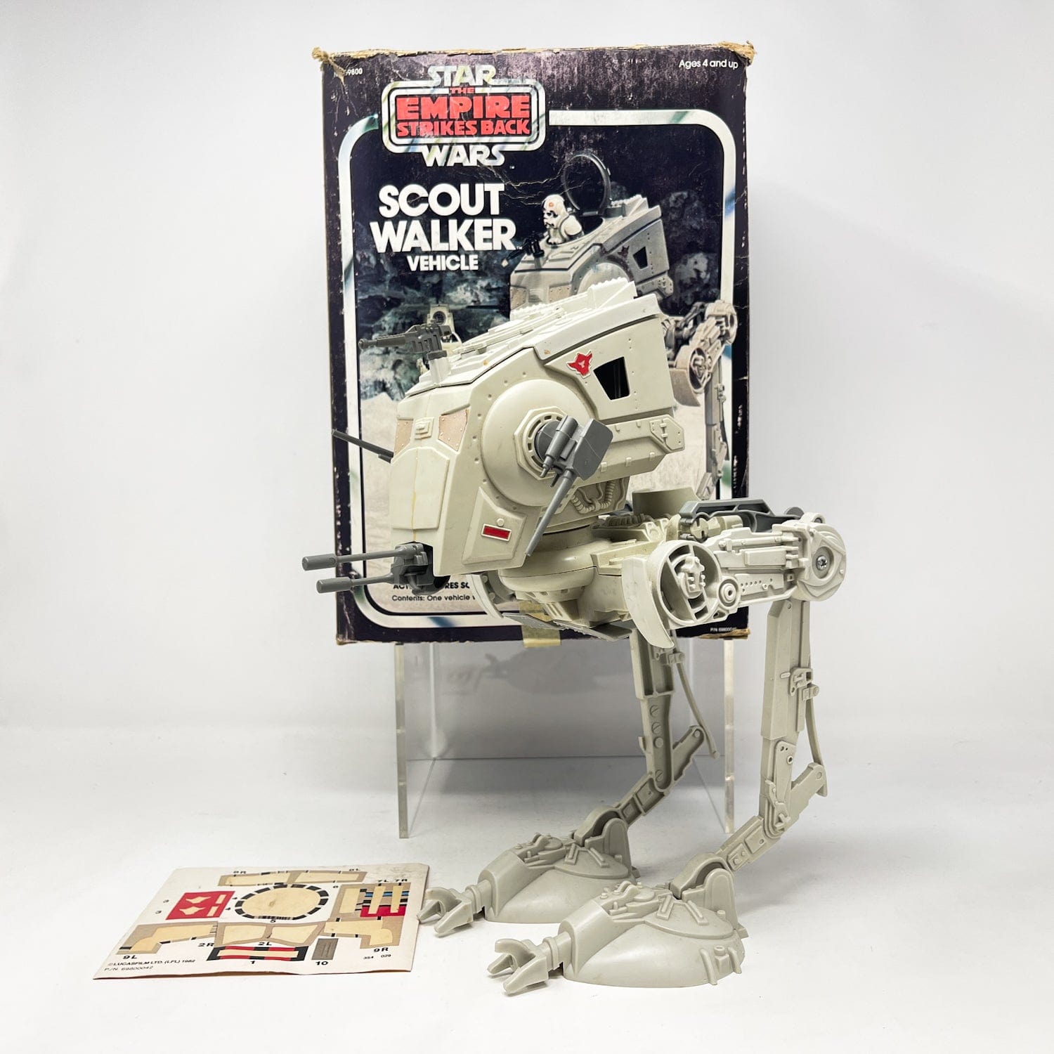 Star Wars Kenner AT-ST Complete in Canadian Box with Manual – 4th Moon Toys