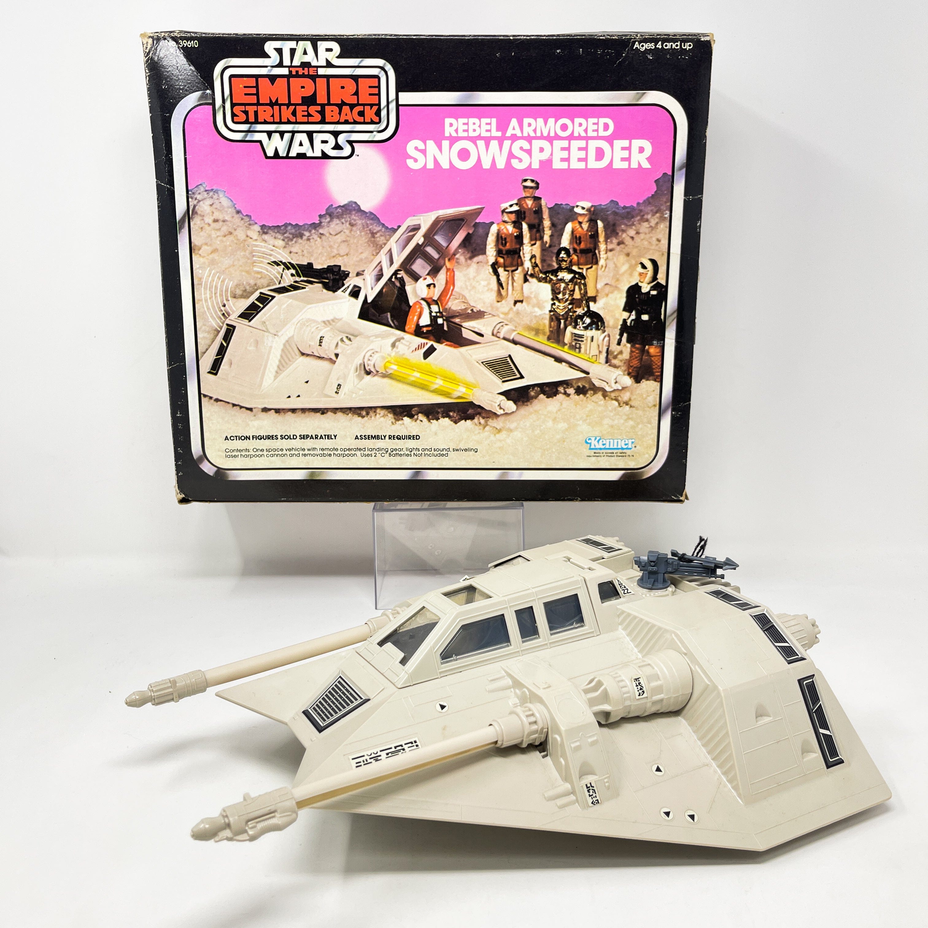 Vintage Kenner Snowspeeder Complete in BOX Star Wars Ship 1980 Toy ...