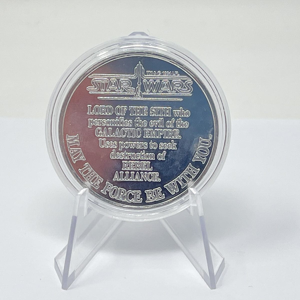 Darth Vader POTF Coin Vintage Star Wars Power of the Force For Sale ...