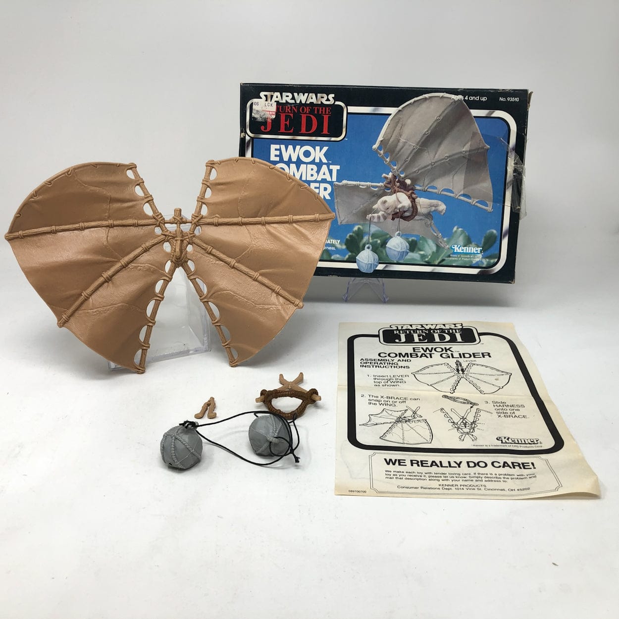 Vintage Kenner Ewok Combat Glider Complete in Box ROTJ Star Wars – 4th ...