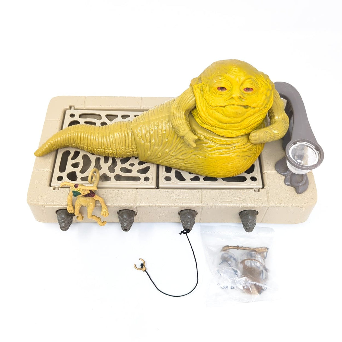Vintage Star Wars Kenner Jabba the Hutt Playset Toy - Loose Complete ...