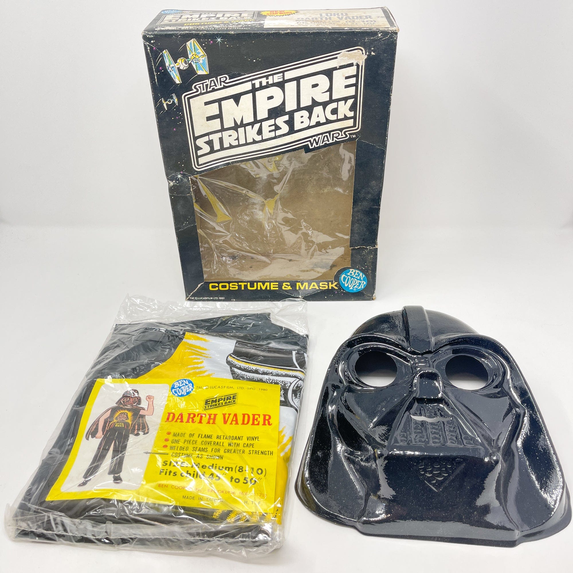 Darth Vader Halloween Costume - Mint in Box Star Wars Vintage Ben ...