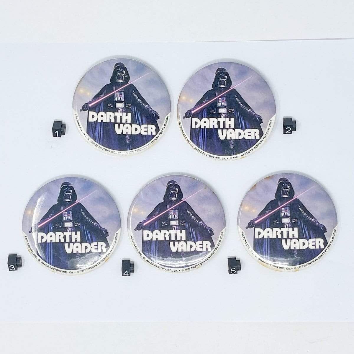 Vintage Star Wars Darth Vader Button - Factors (1977) – 4th Moon Toys